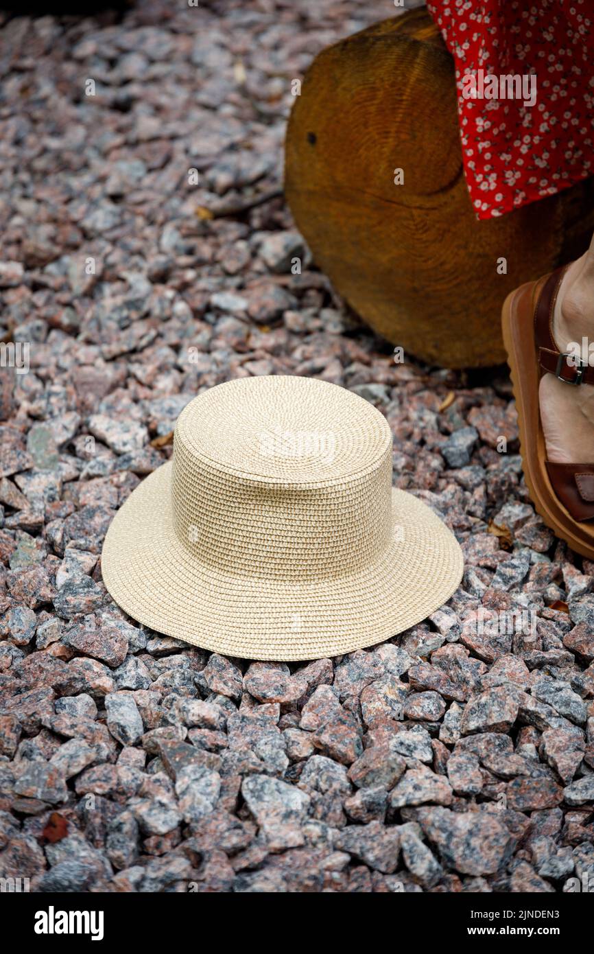 Photo hat lying on hi-res stock photography and images - Alamy