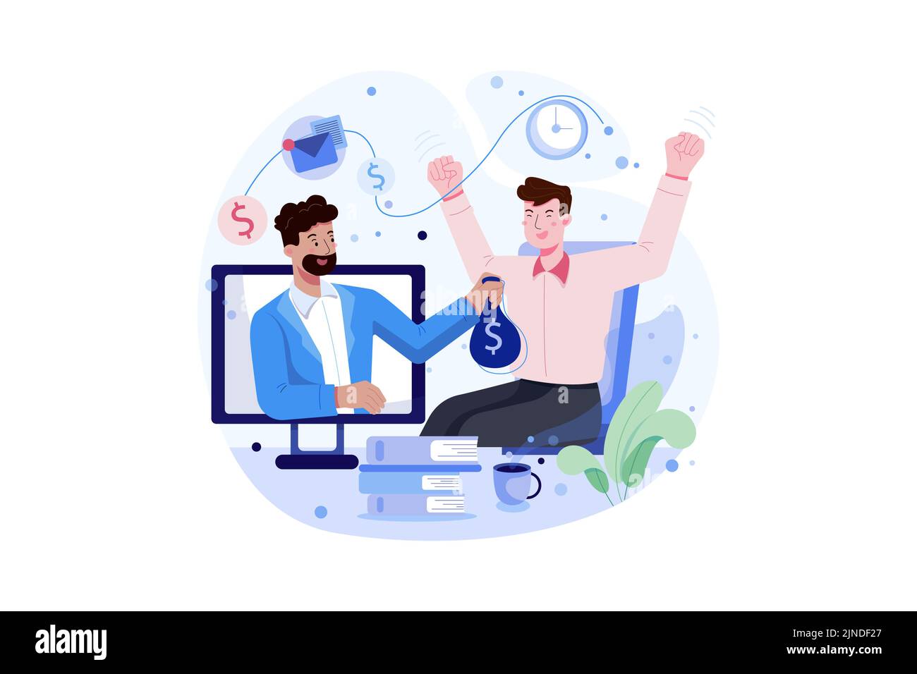 Business Activities Illustration concept. Flat illustration isolated on ...