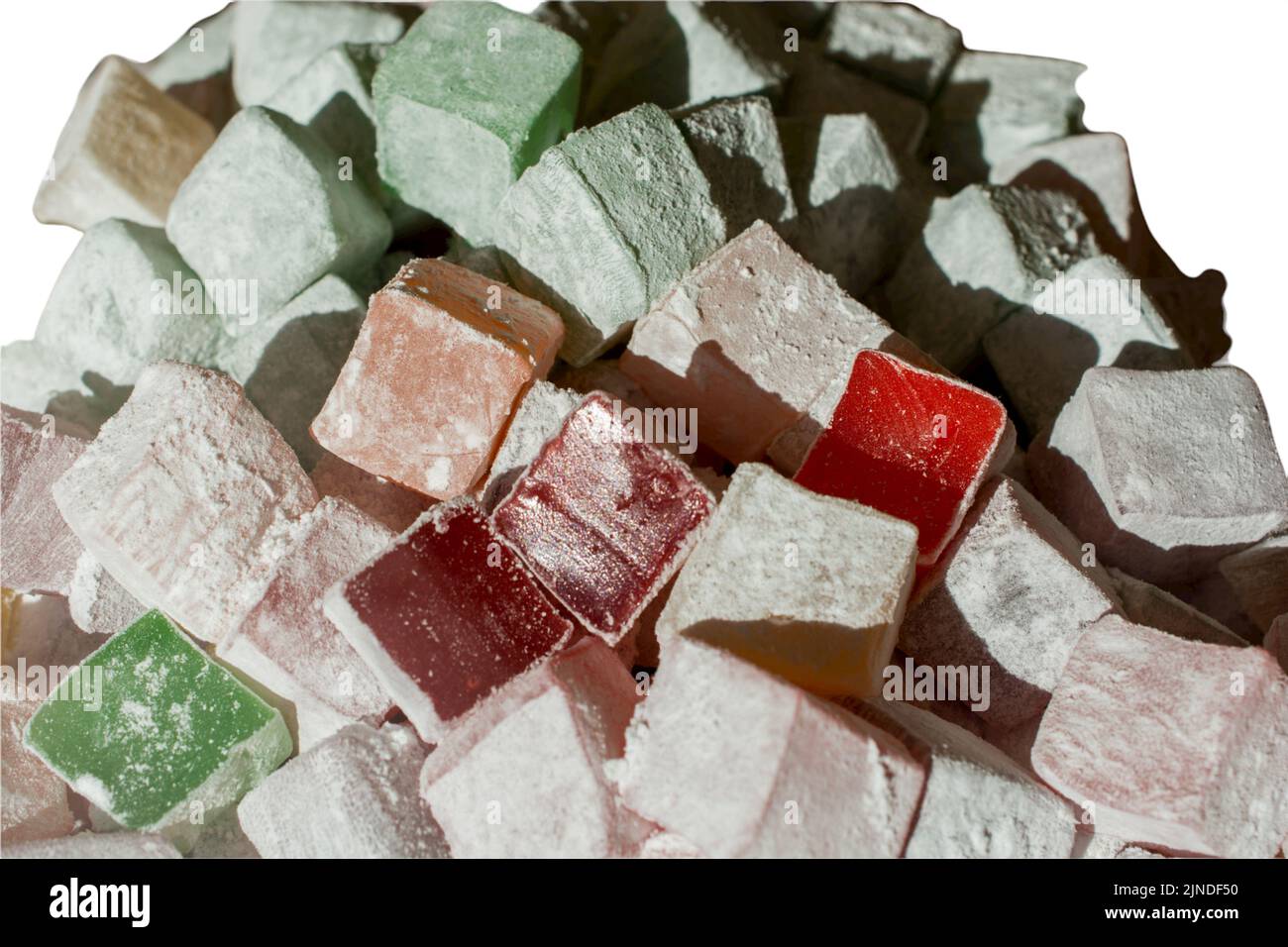Traditional Turkish Delight (Rahat Lokum Stock Photo - Alamy