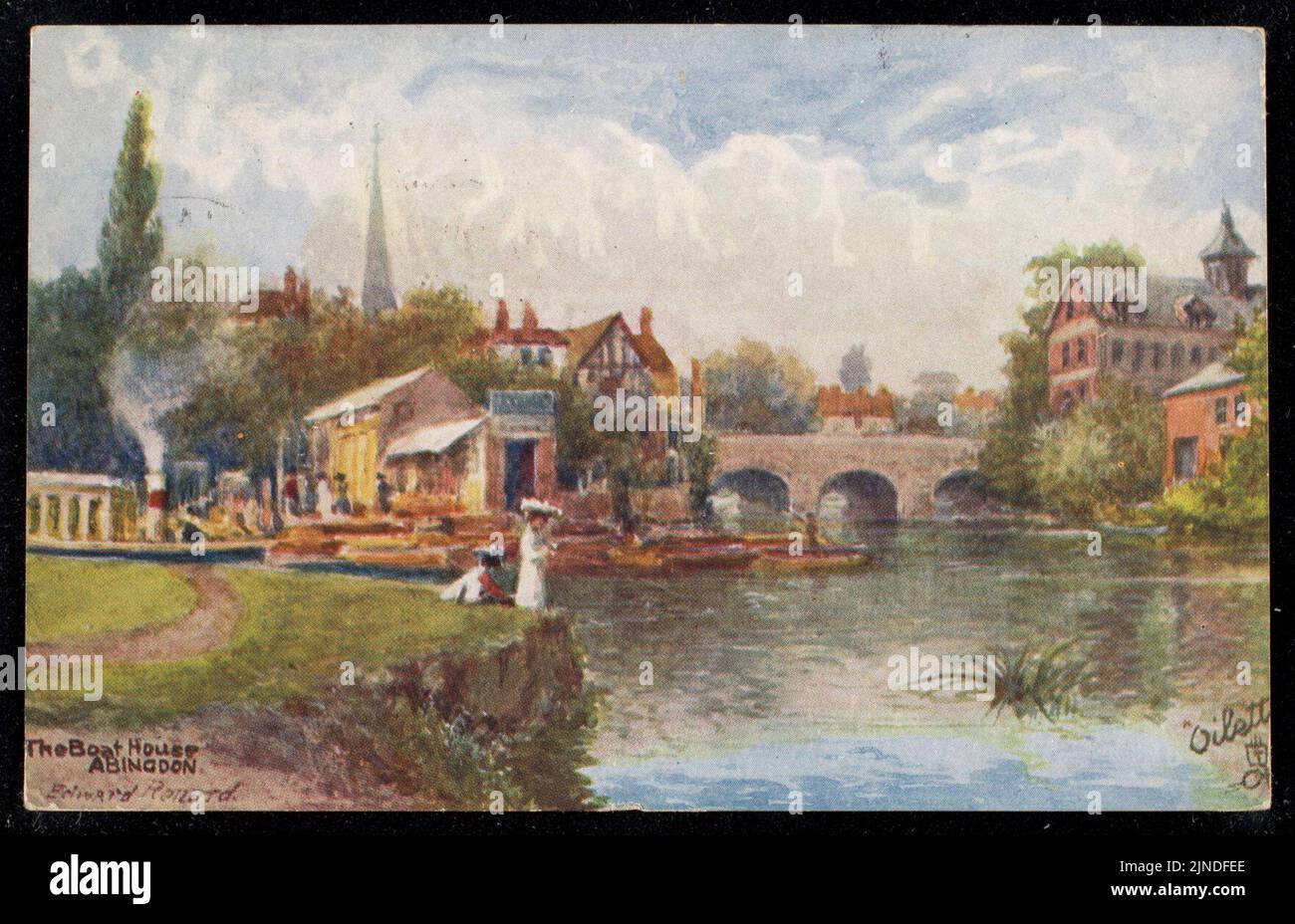 The Boat House Abingdon Stock Photo - Alamy