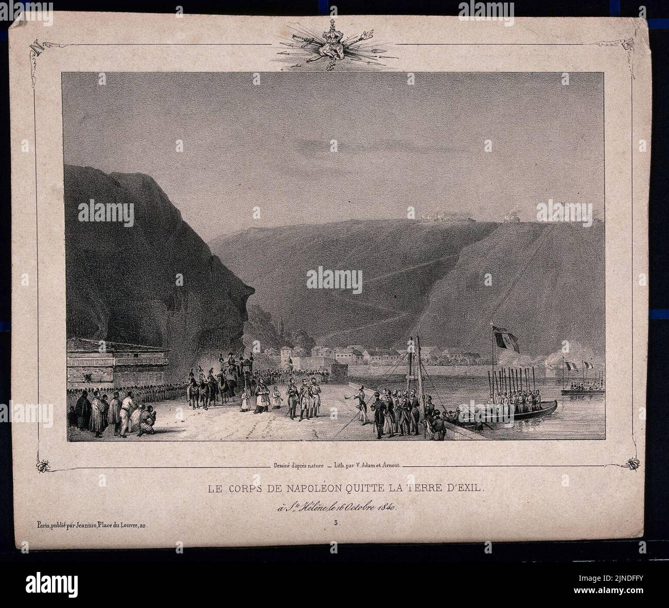 The body of Napoleon Bonaparte is transported from the island St ...