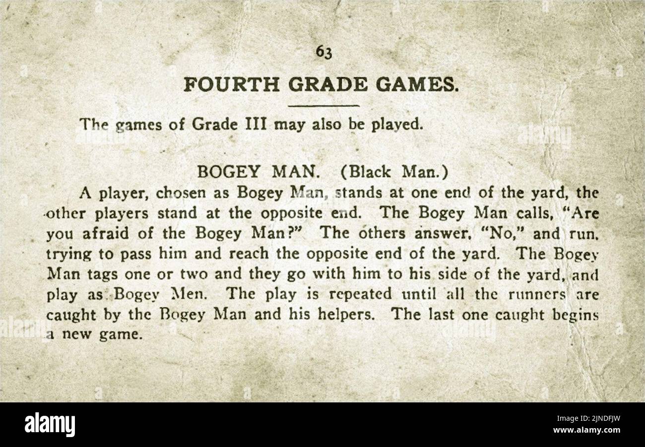 The Bogey Man, William Albin Stecher, 1907 Stock Photo - Alamy