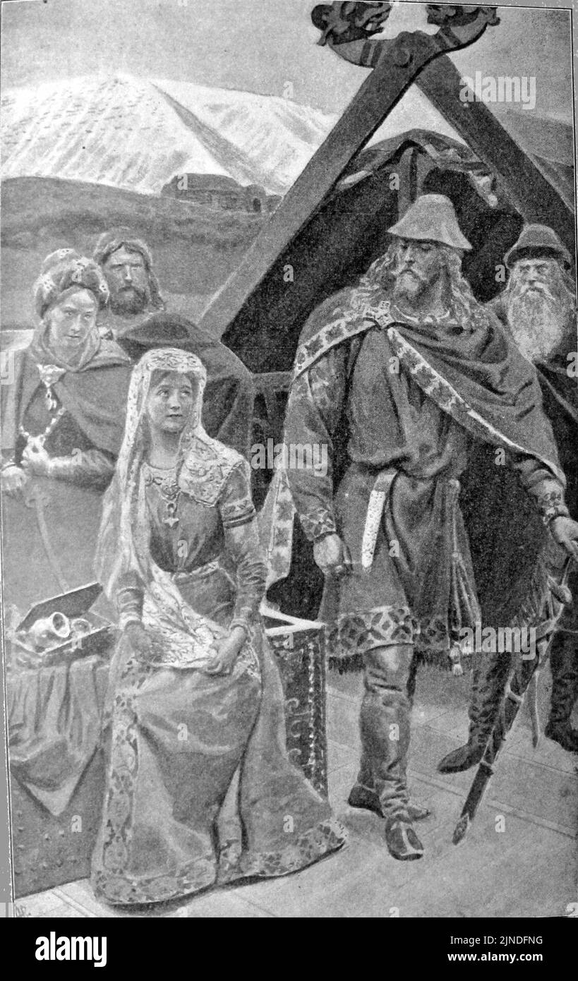 The bonnet and the bonnie lass Stock Photo - Alamy