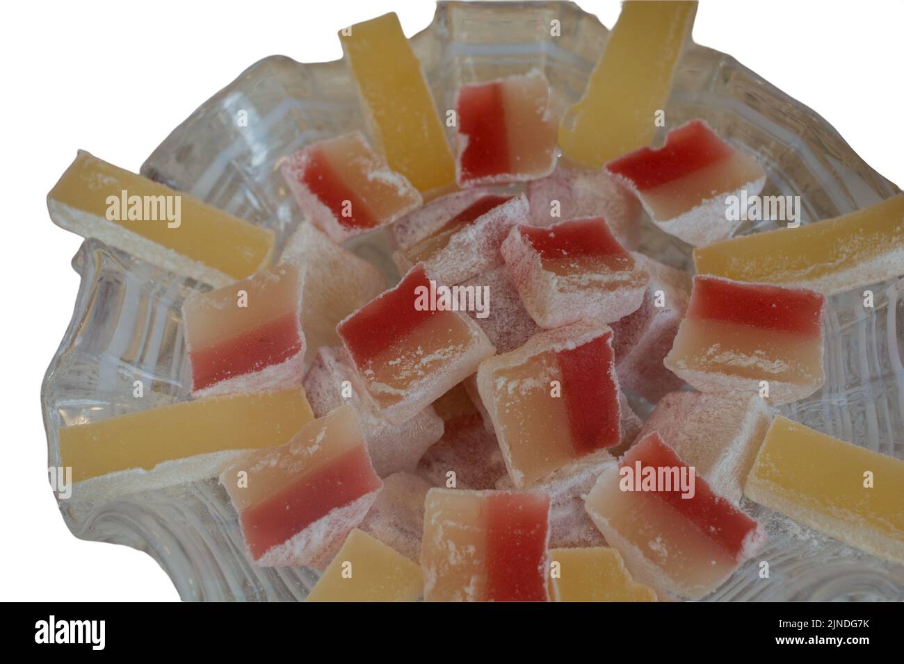 Traditional Turkish Delight (Rahat Lokum Stock Photo - Alamy
