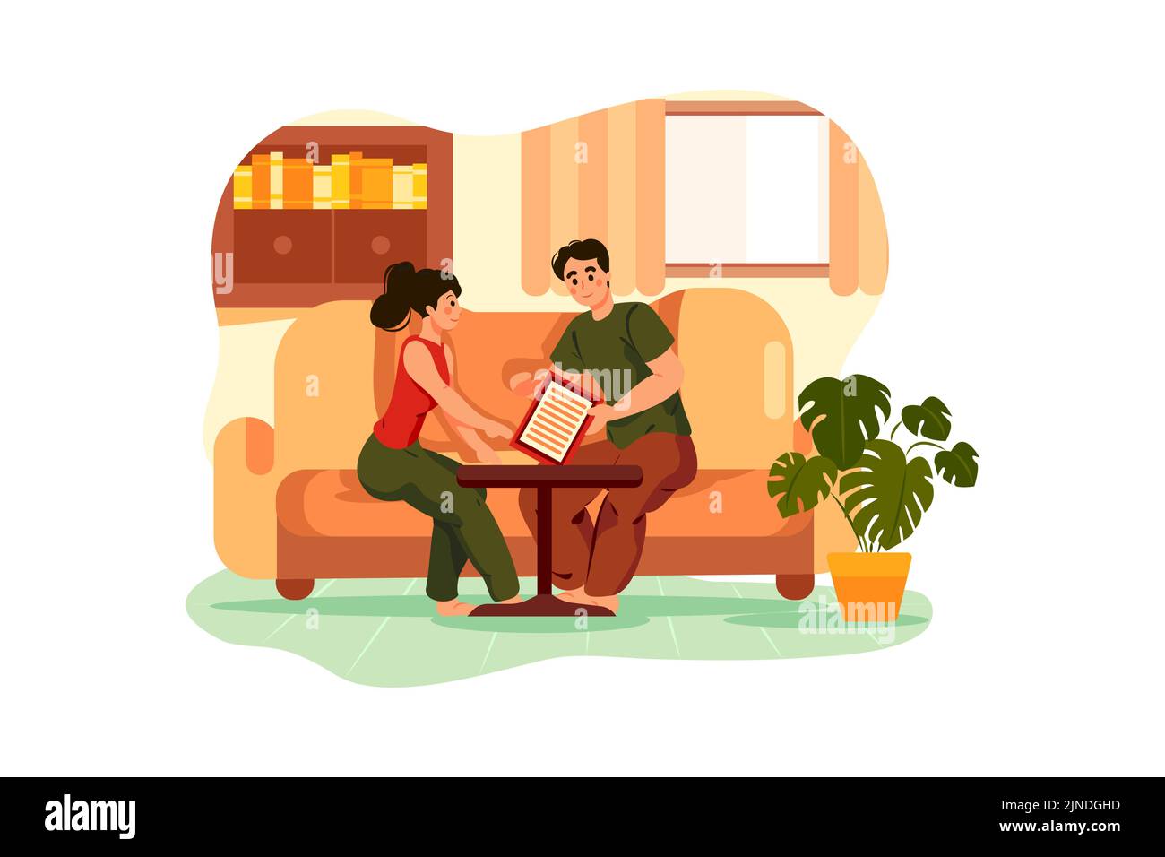 House Cleaning Illustration concept. Flat illustration isolated on ...