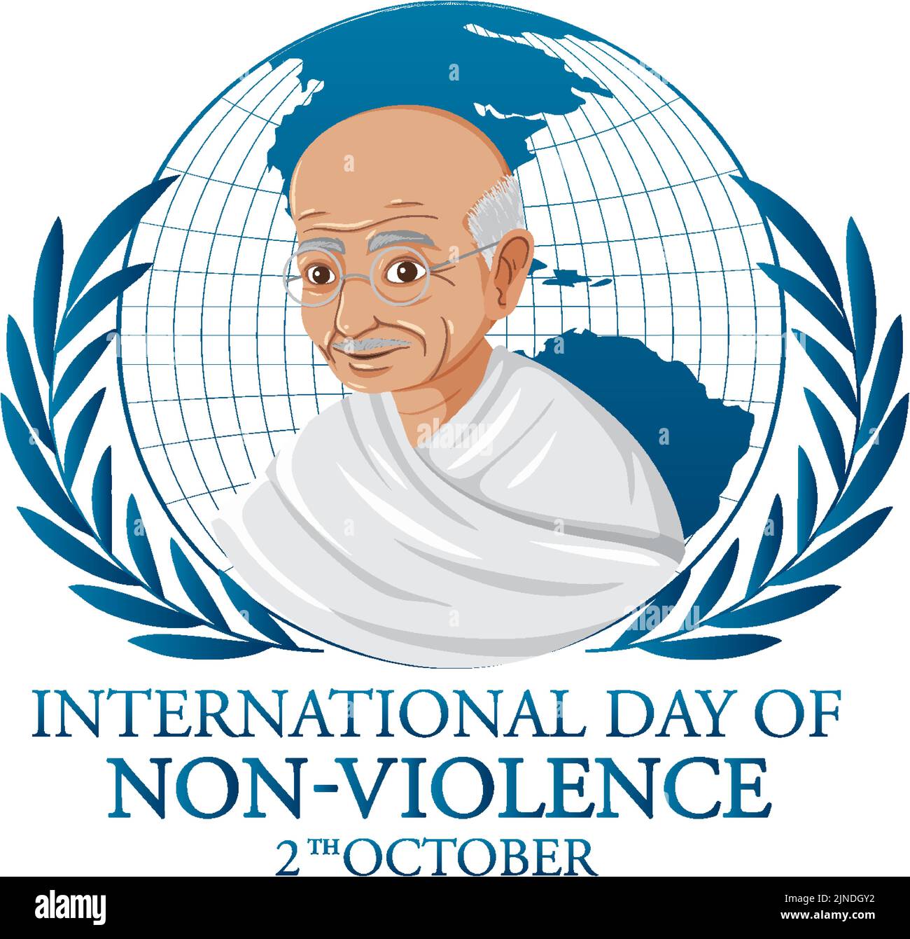 International day of non violence Stock Vector Images - Alamy