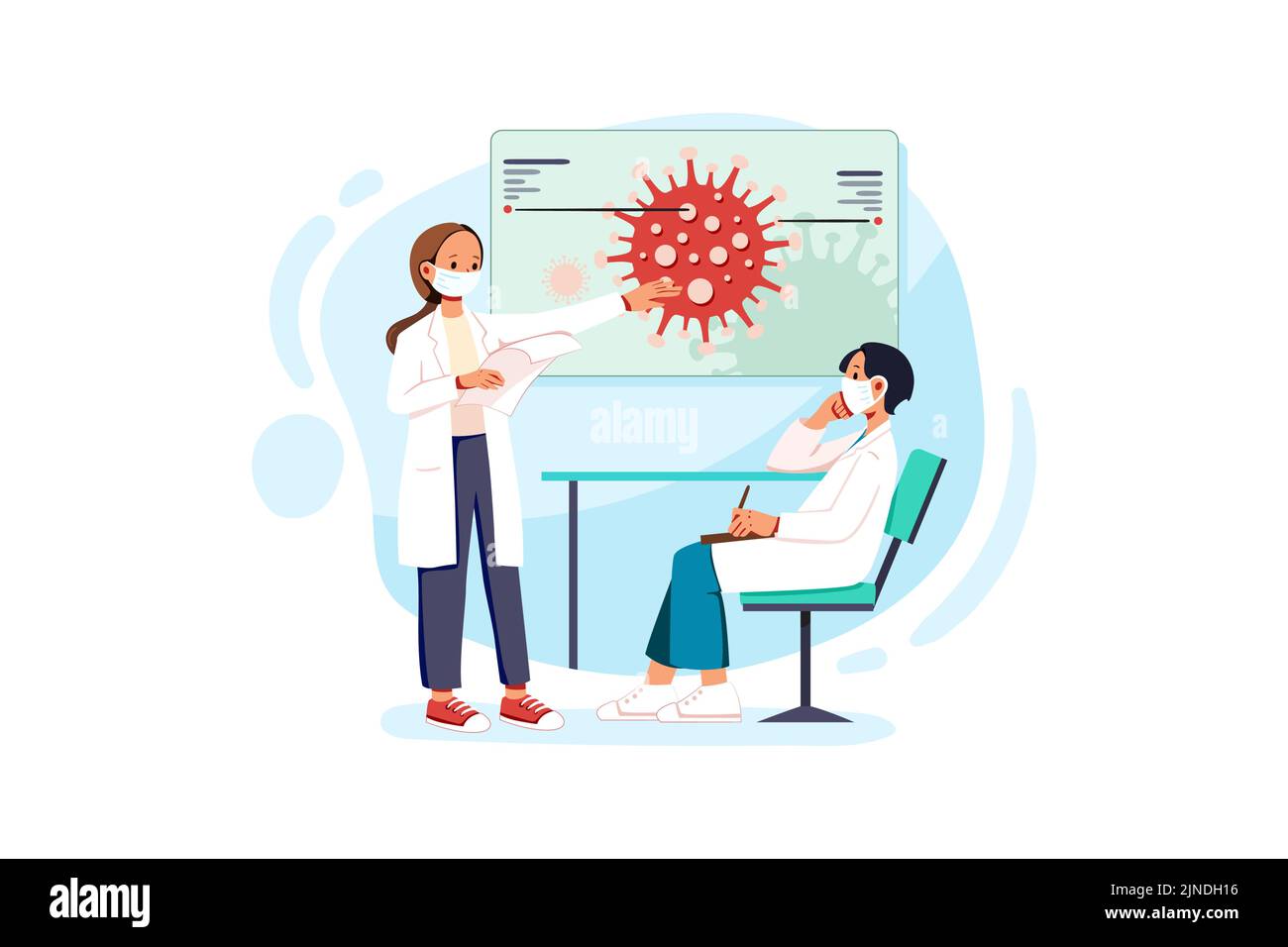 Vaccination Illustration concept. Flat illustration isolated on white ...