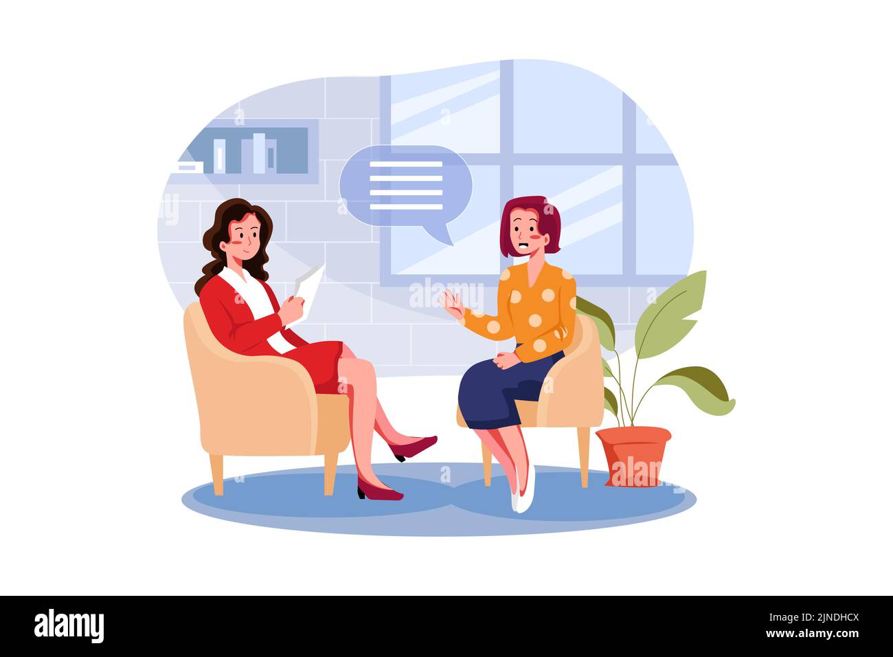 Recruitment Illustration concept. Flat illustration isolated on white ...