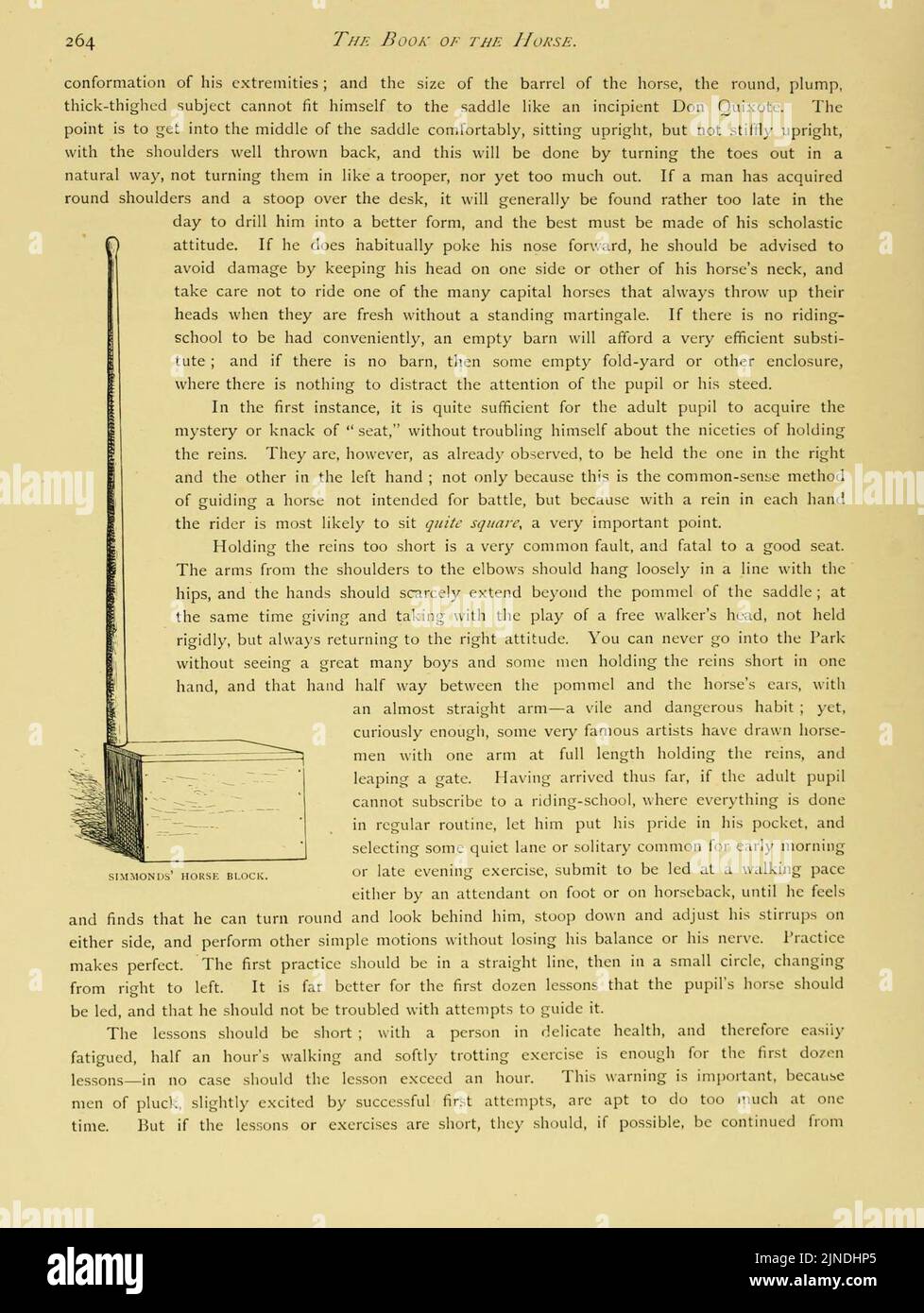 The book of the horse (Page 264 Stock Photo - Alamy