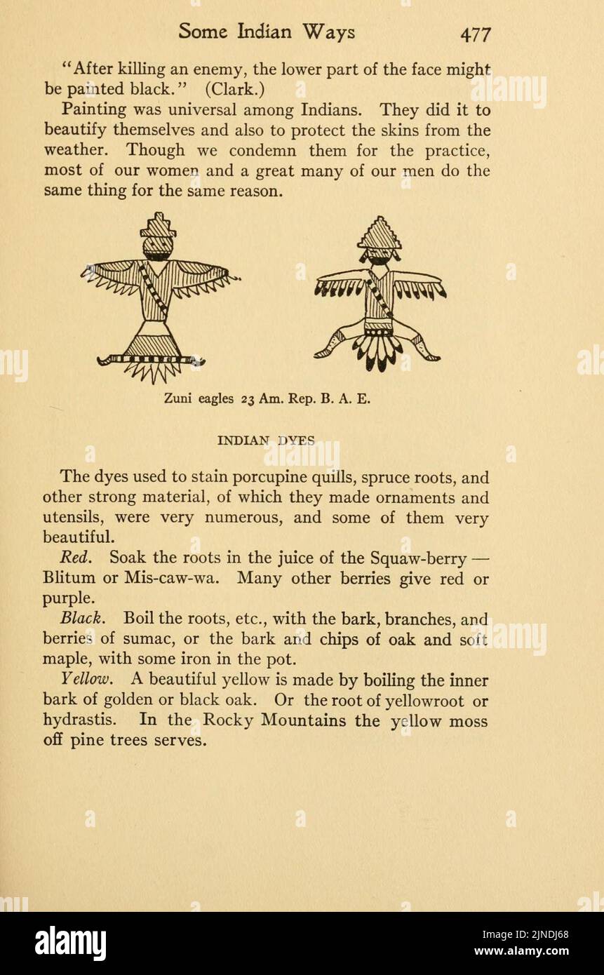 The book of woodcraft and Indian lore (Page 477 Stock Photo - Alamy