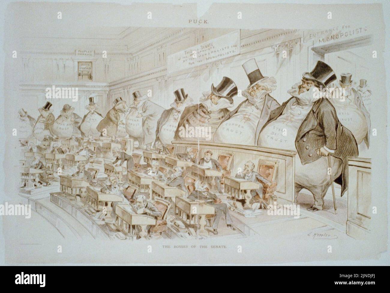 The Bosses of the Senate Stock Photo - Alamy