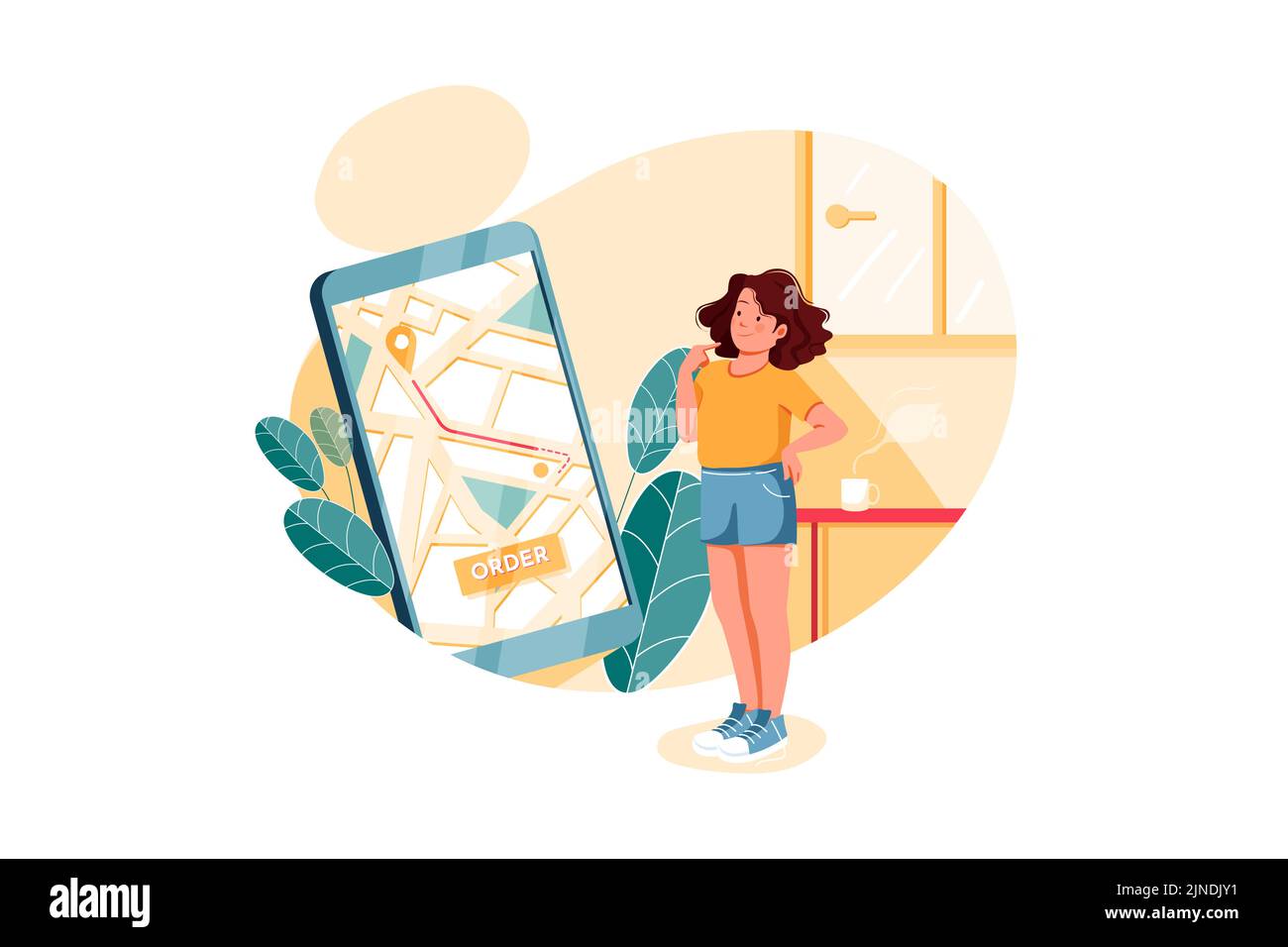 Ecommerce Illustration concept. Flat illustration isolated on white ...