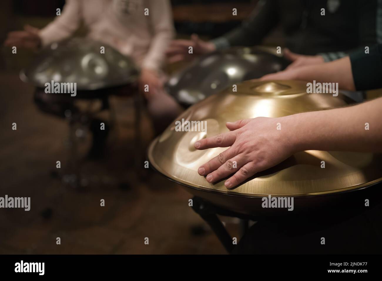 Handpan is a term for a group of musical instruments that are ...