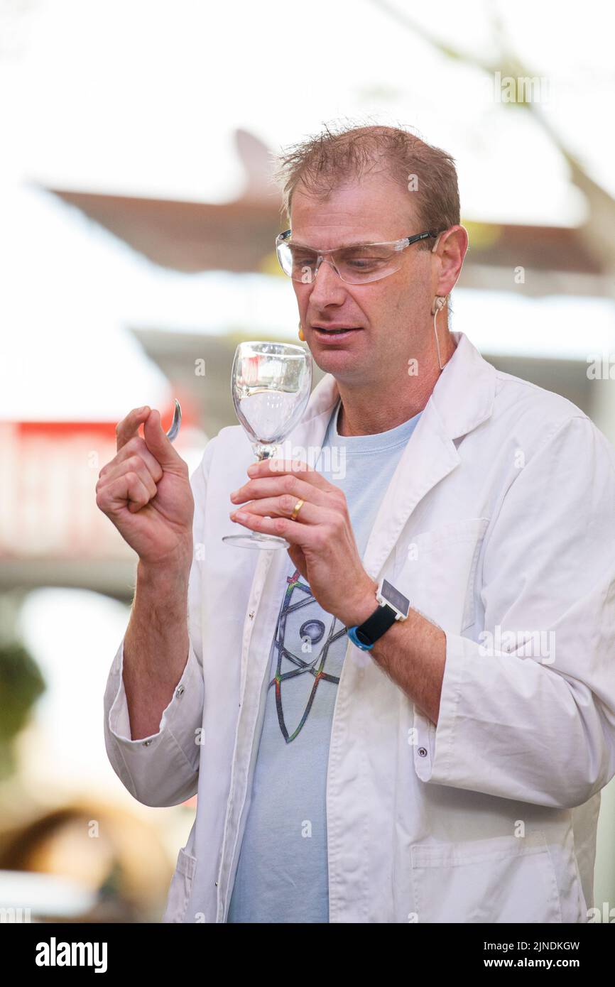 Brisbane, Australia. 11th Aug, 2022. Dr Rob Bell performs live ...