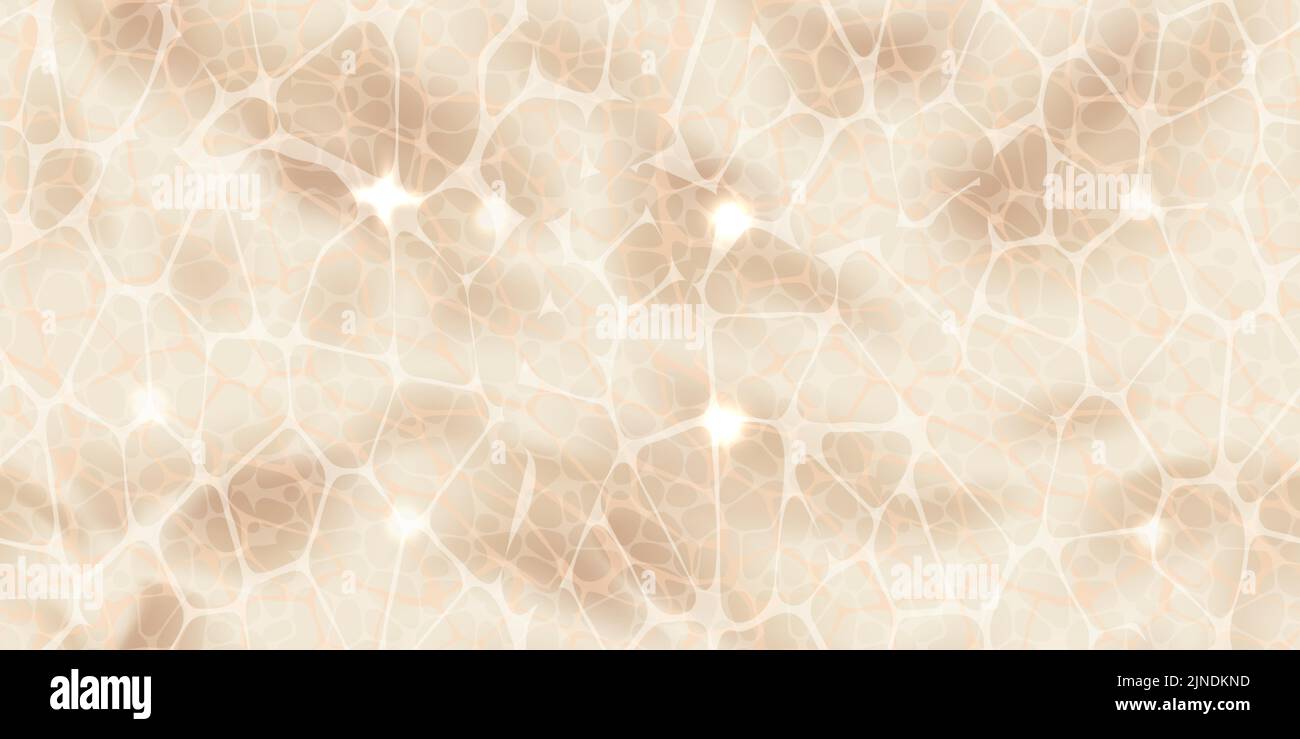 Top view swimming pool seamless pattern with sunlight glare reflect ...