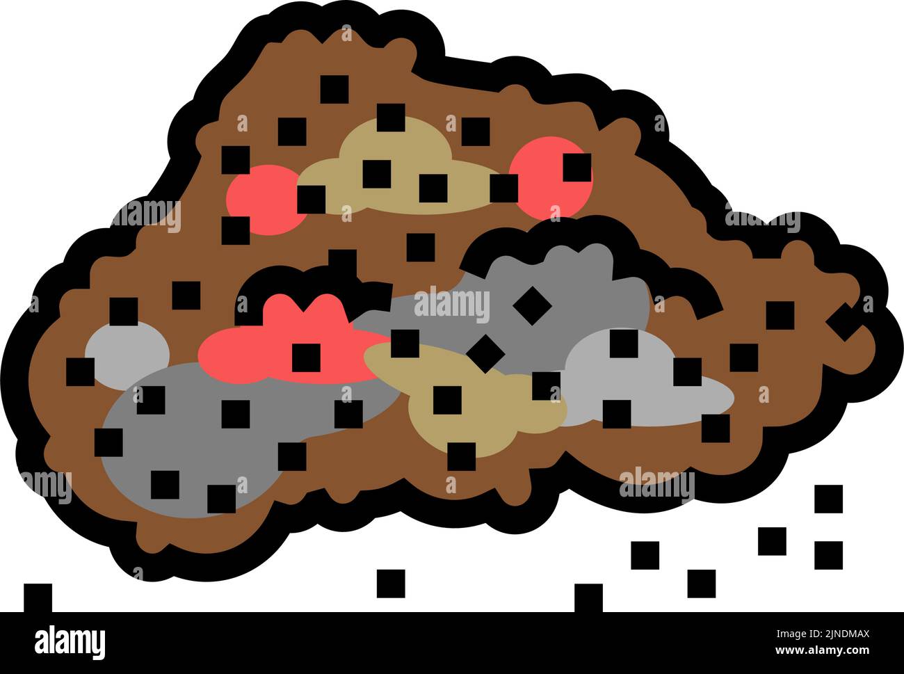 ground pepper mixture color icon vector illustration Stock Vector Image ...