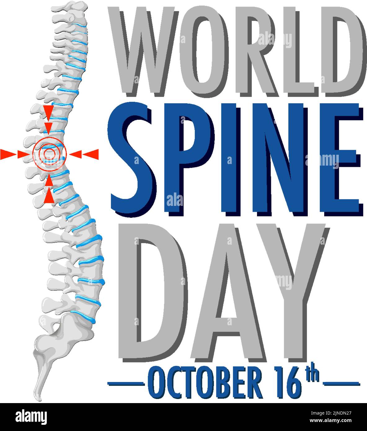 World spine day Stock Vector Images - Alamy