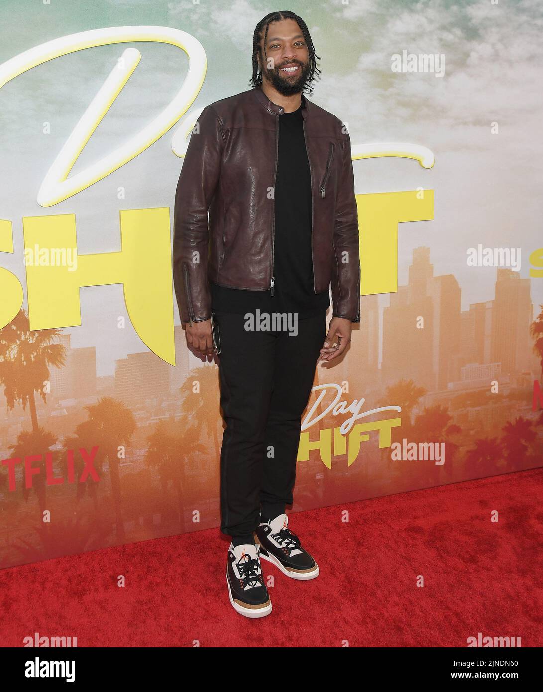 DeRay Davis arrives at the Netflix's DAY SHIFT World Premiere held at ...