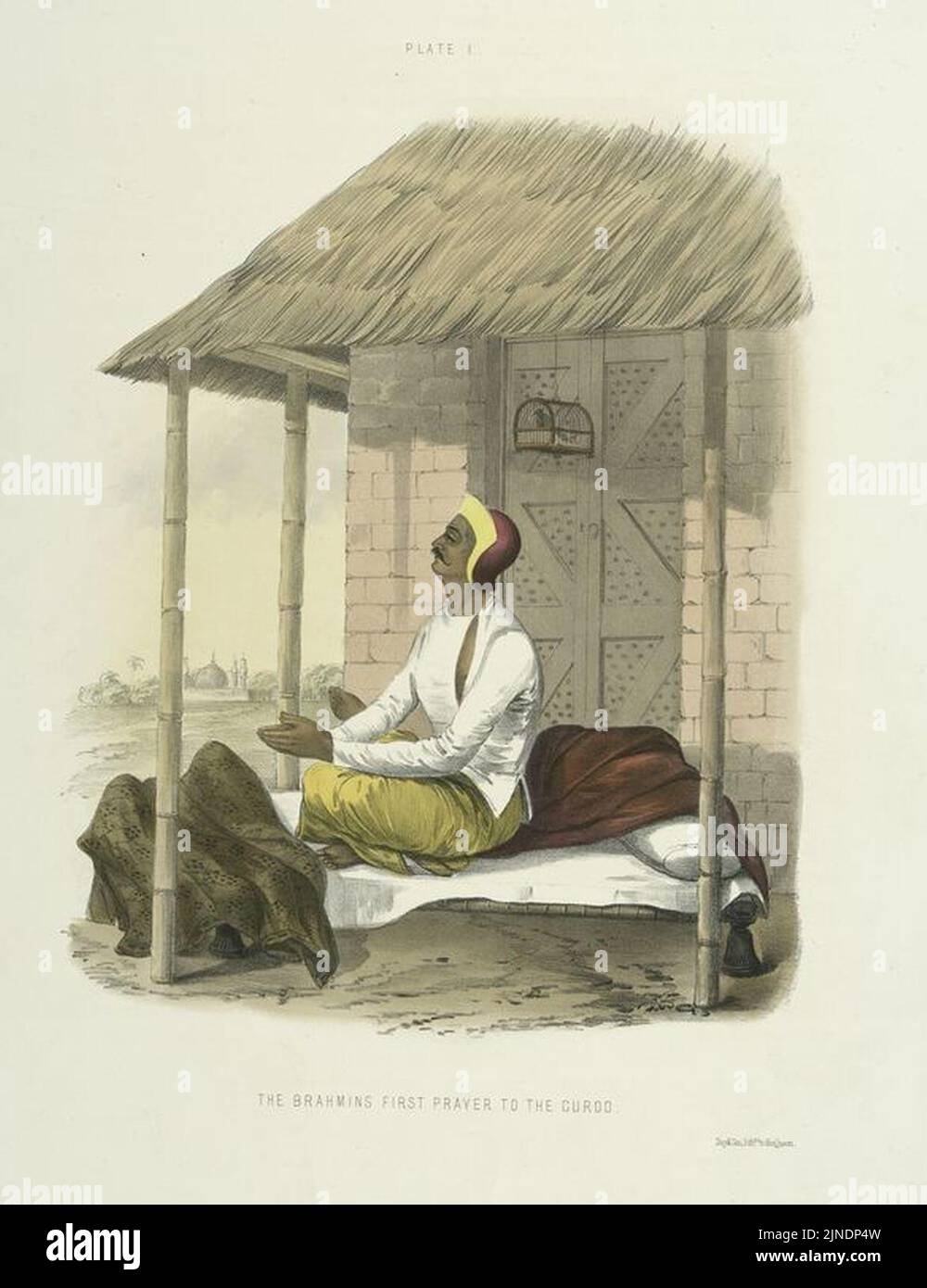 The Brahmins first prayer to the Guroo - Guru Stock Photo - Alamy