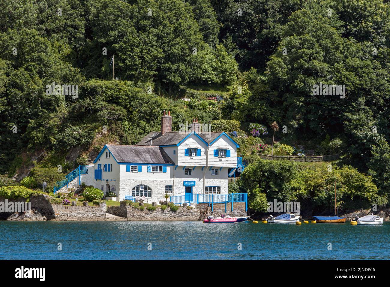 This beautiful Grade II-listed house by the side of the Bodinnick Ferry ...