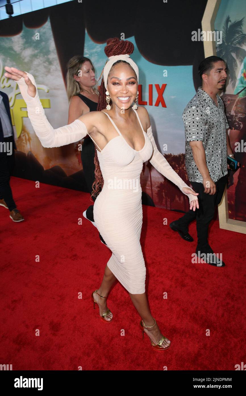 Meagan Good attends the World Premiere of Netflix's "Day Shift" on ...