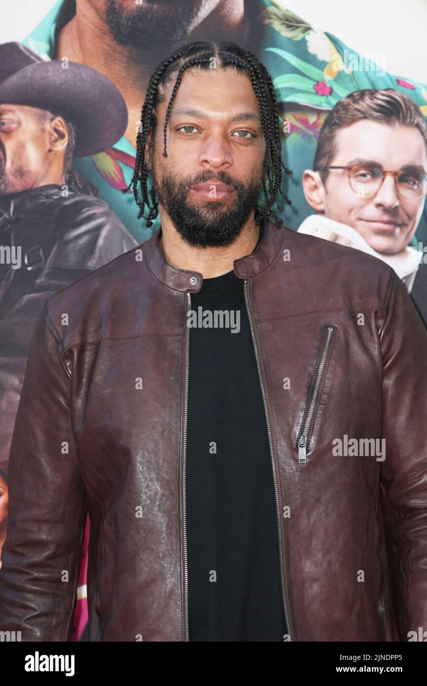 Deray Davis attends the World Premiere of Netflix's "Day Shift" on ...