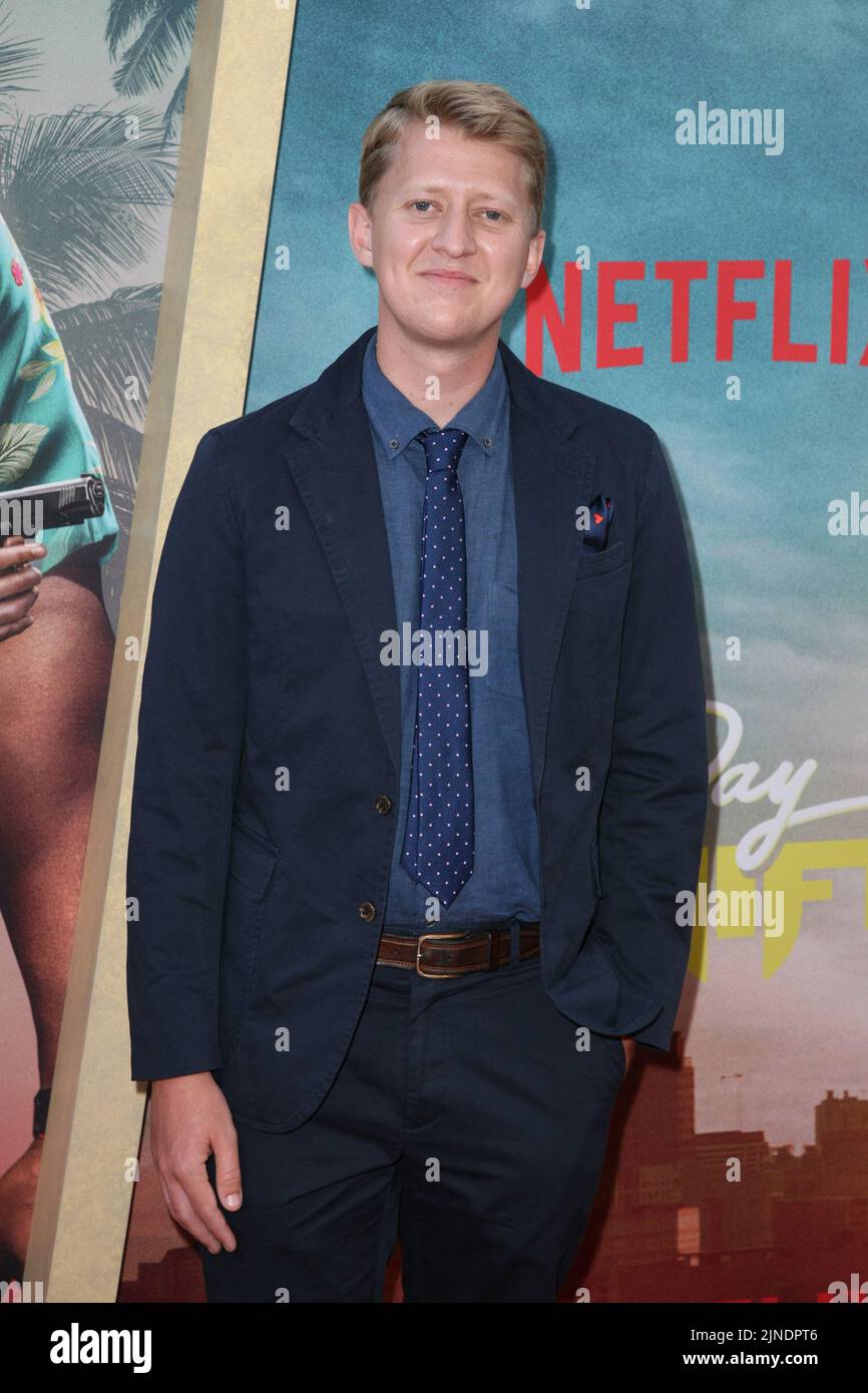 Shay Hatten attends the World Premiere of Netflix's "Day Shift" on ...