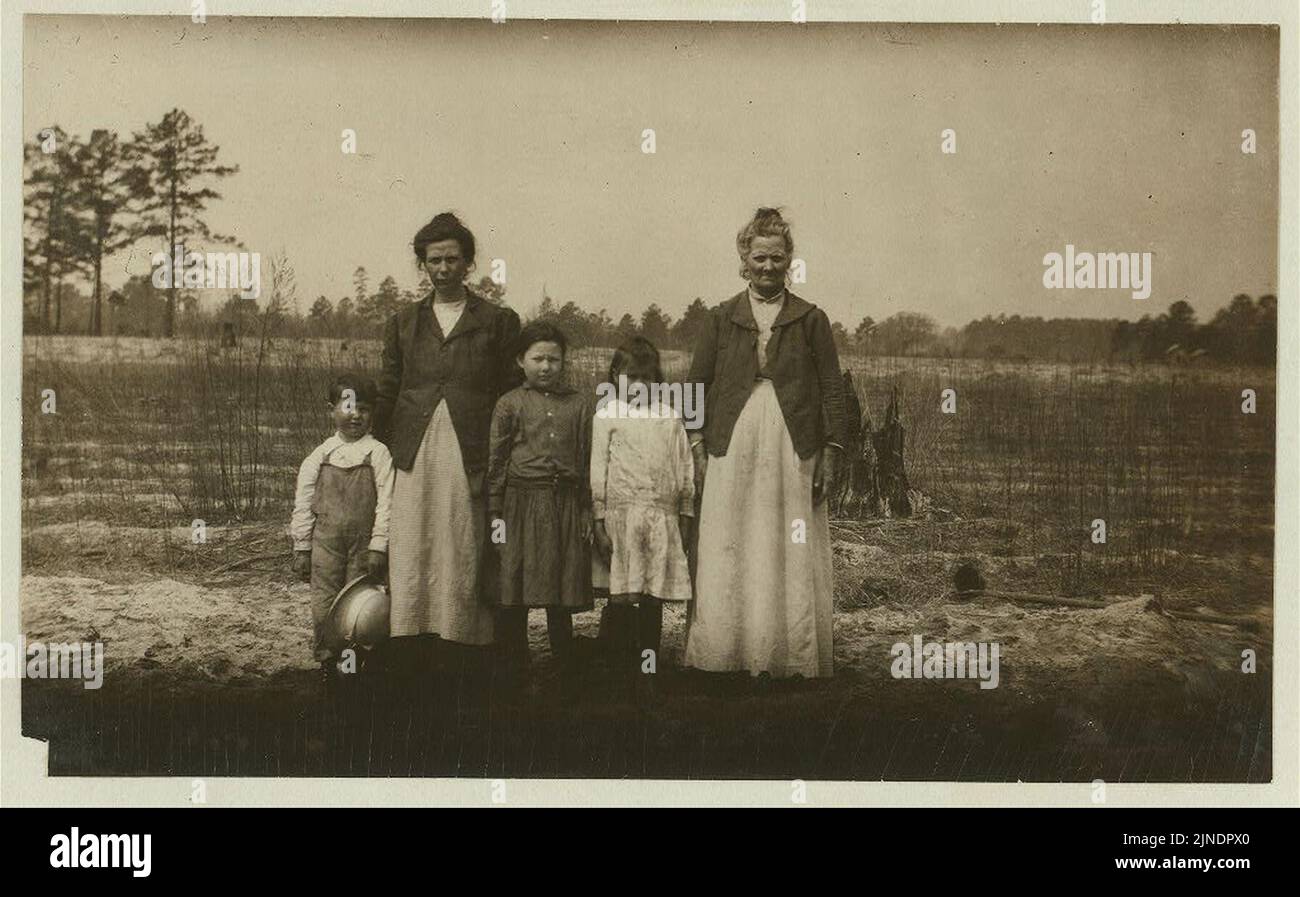 The Britt family happy and content on the farm. See report of Lewis W ...