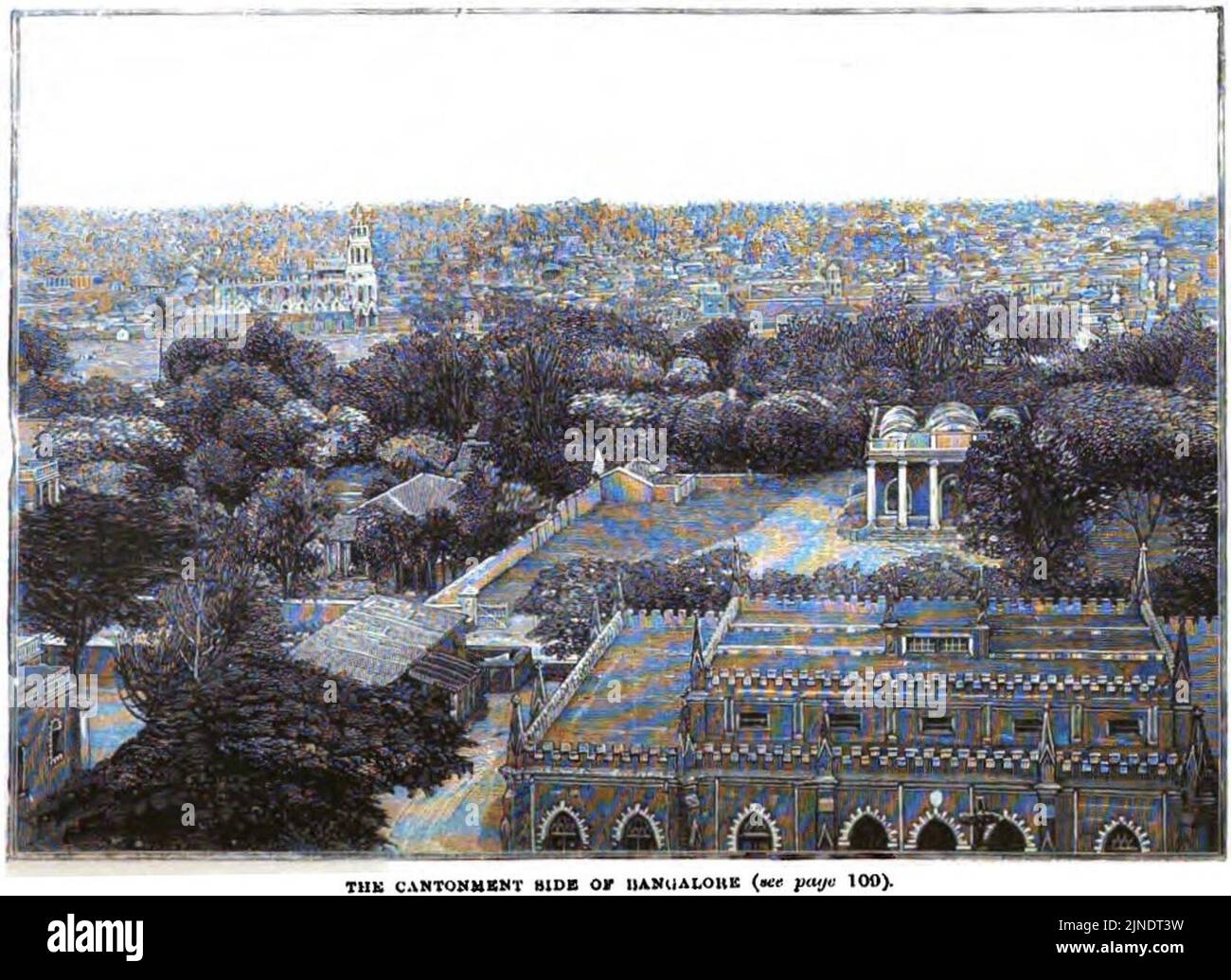 The Cantonment Side of Bangalore (p.98) - Copy Stock Photo - Alamy
