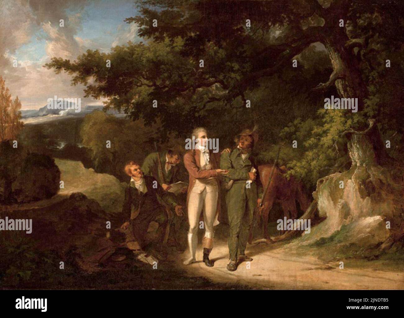 The Capture of Major Andre Stock Photo - Alamy