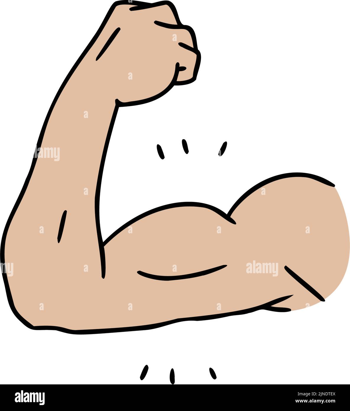 Biceps with male emphasis Stock Vector Image & Art - Alamy