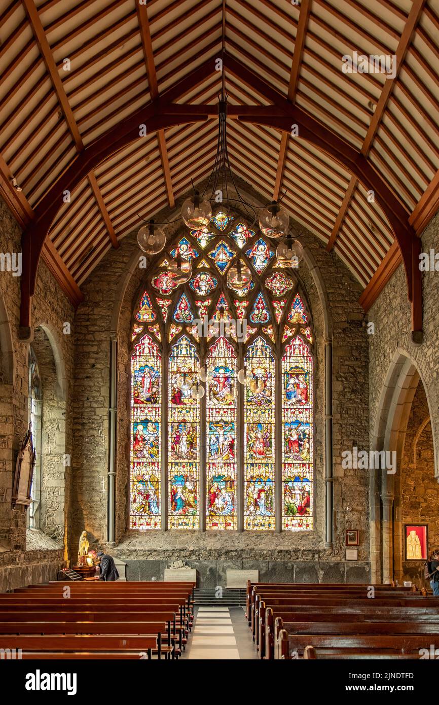 Stained Glass Window in Dominican Dark Abbey, Kilkenny, Co. Kilkenny ...