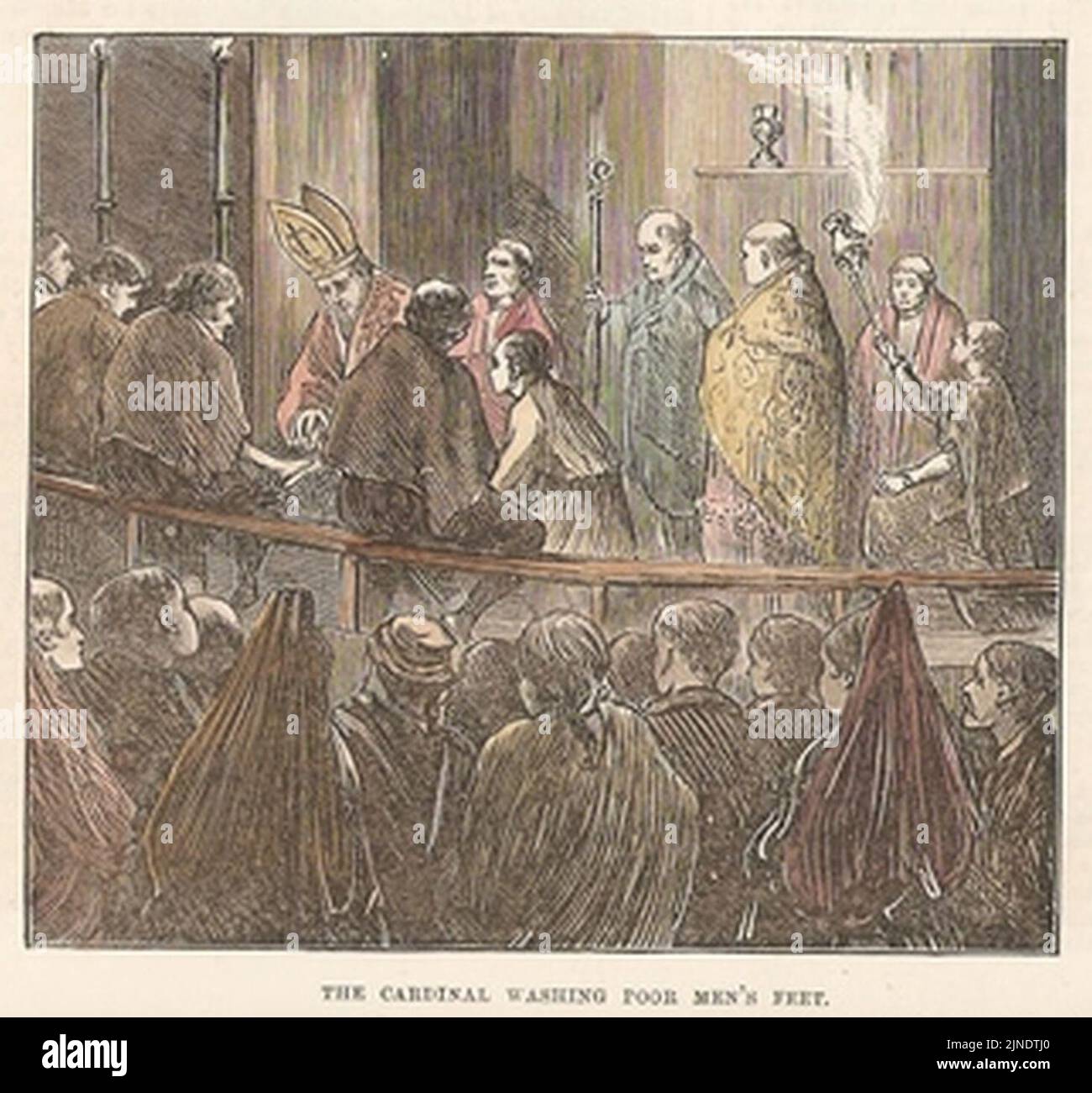 The Cardinal Washing Poor Men’s Feet Stock Photo - Alamy