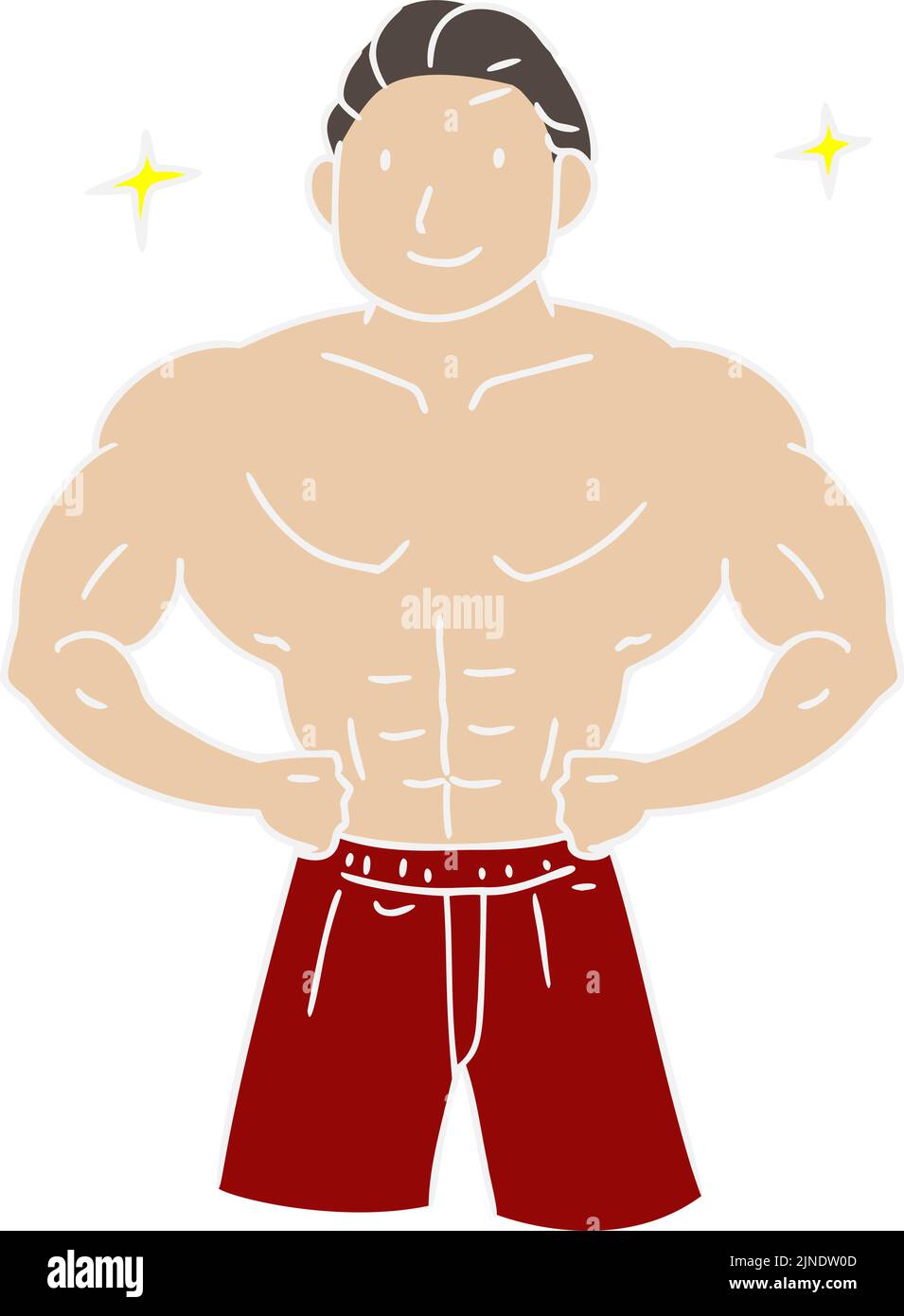Bodybuilders Stock Vector Images - Alamy