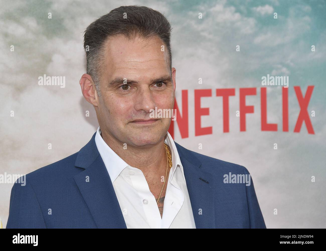 J.J. Perry arrives at the Netflix's DAY SHIFT World Premiere held at ...