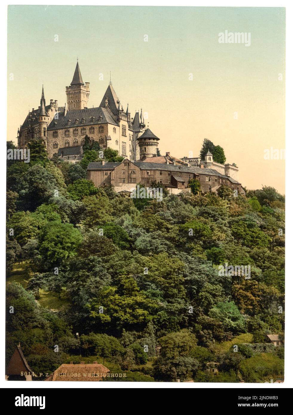The castle, Wernigerode, Hartz, Germany Stock Photo - Alamy