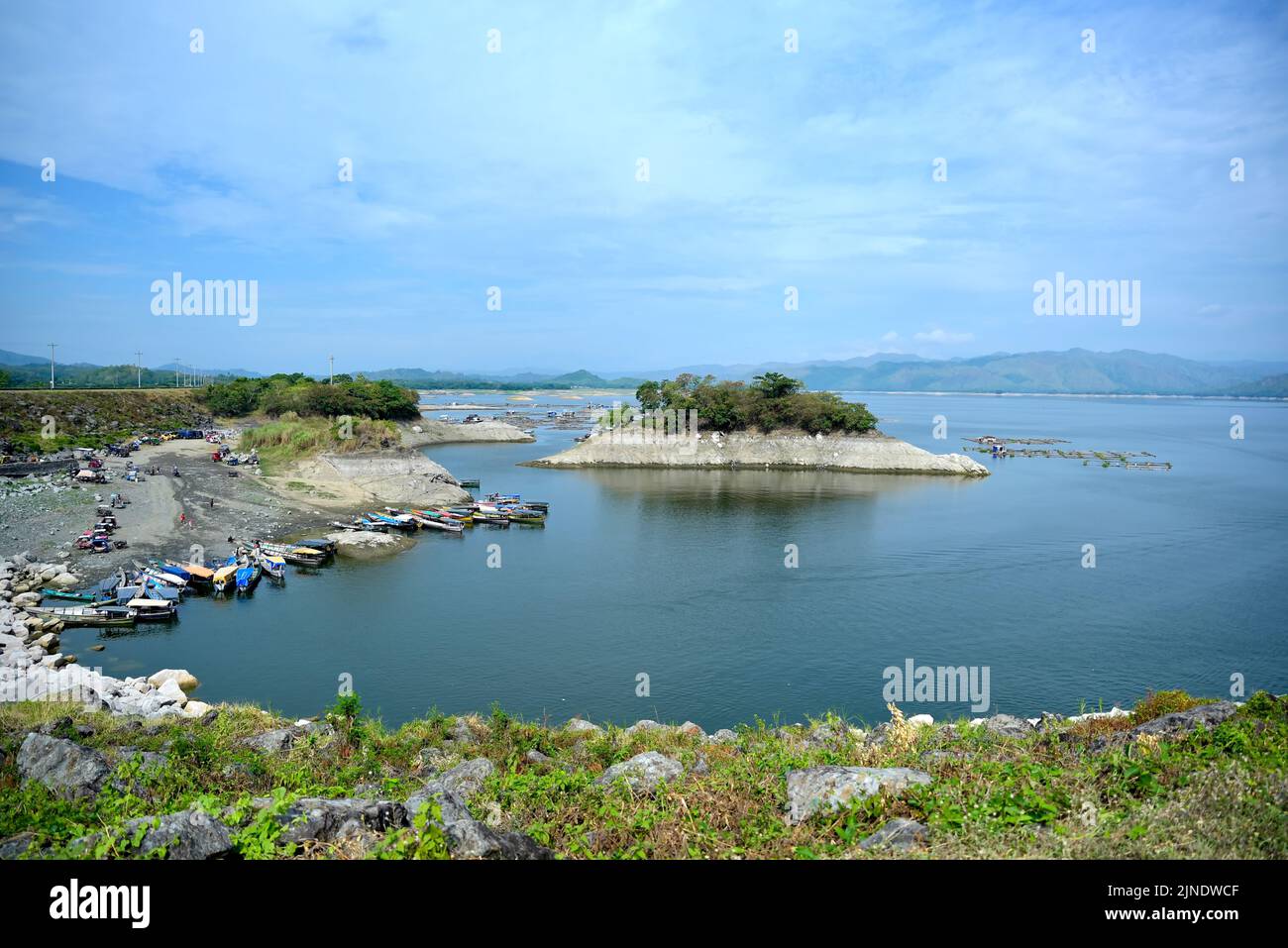 Santiago city, Isabela, Philippines, July 4, 2022, around Magat Dam ...