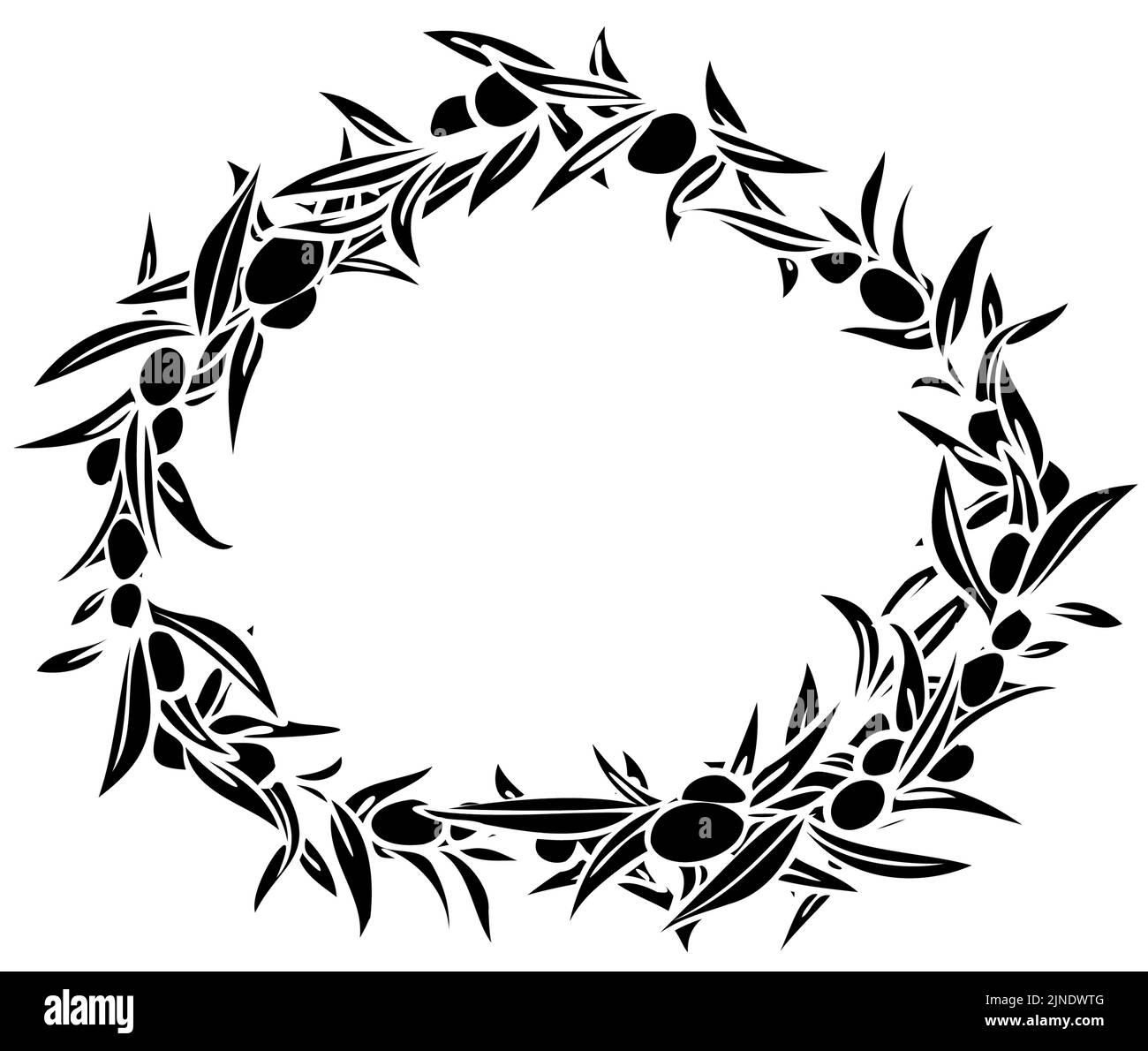 Leaf line drawings Cut Out Stock Images & Pictures - Alamy