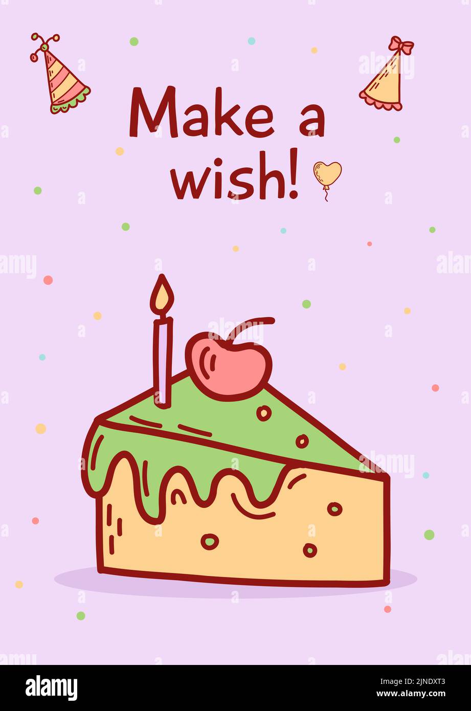 Happy Birthday Greeting Card And Party Invitation Templates Flat