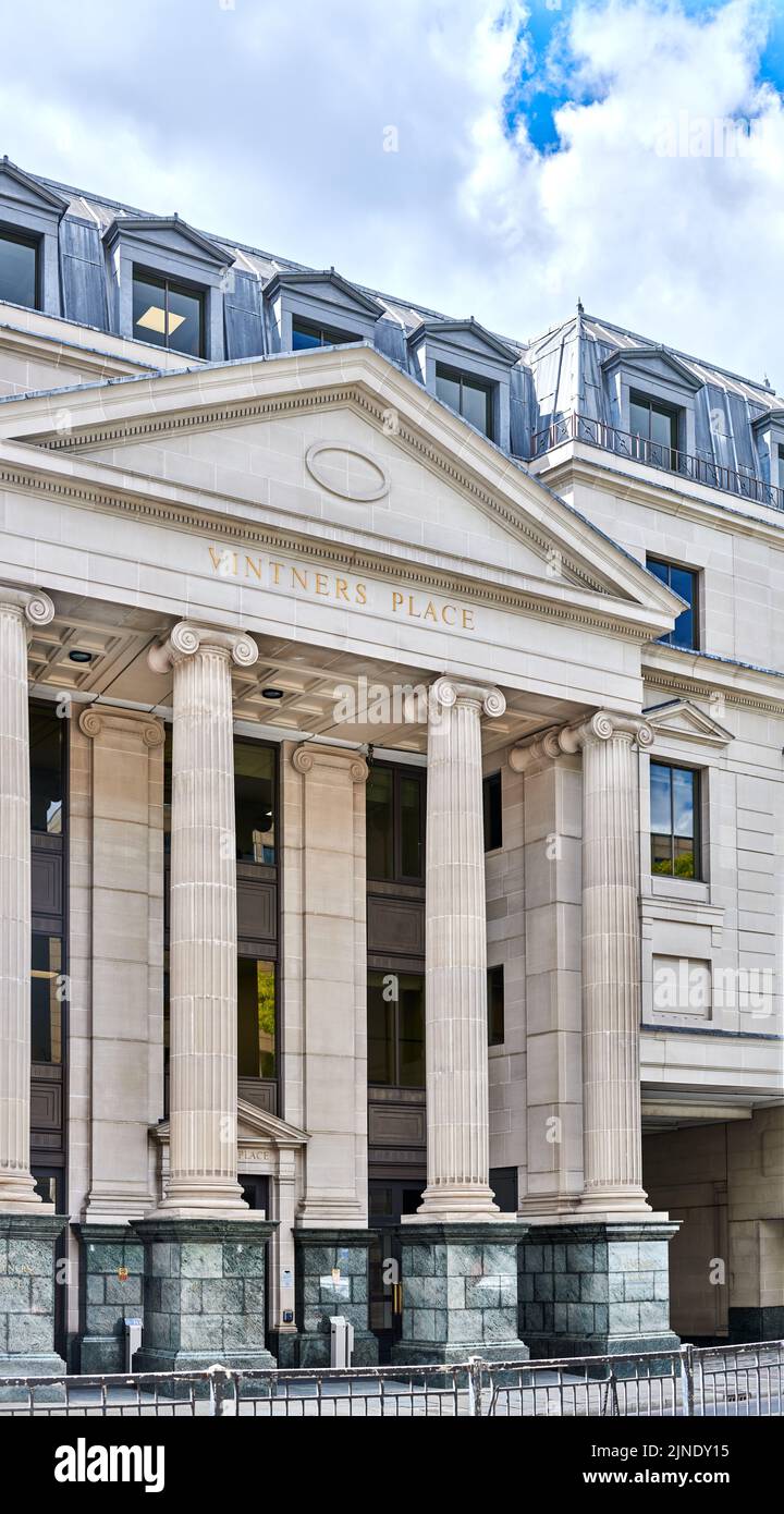 Vintners Place (or Hall), London, England Stock Photo - Alamy