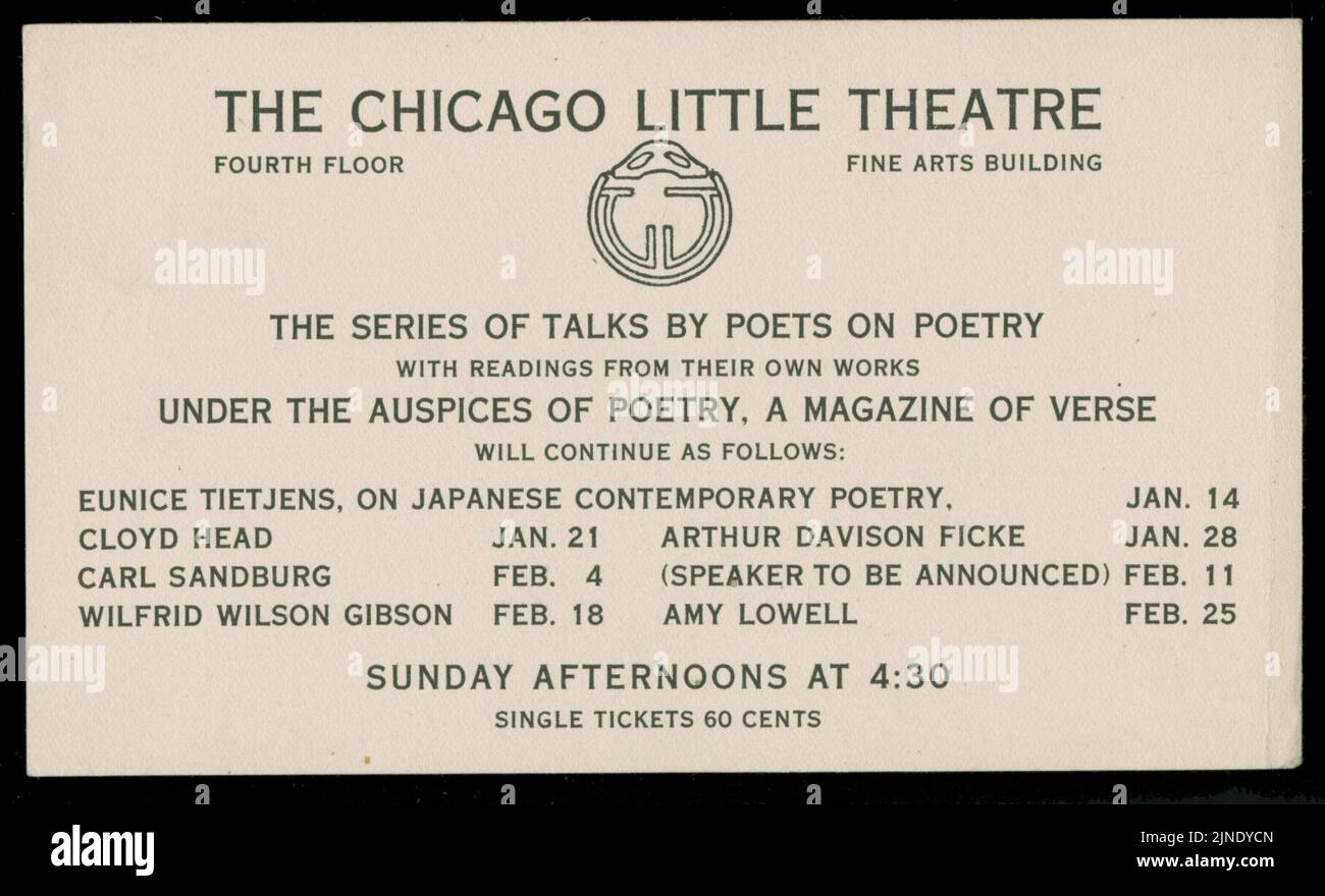 The Chicago Little Theatre Stock Photo - Alamy