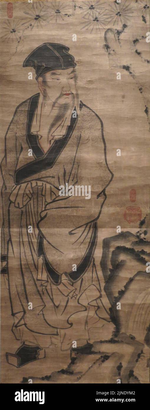 The Chinese Poet Su Shi, anonymous Korean, c. 16th Stock Photo - Alamy