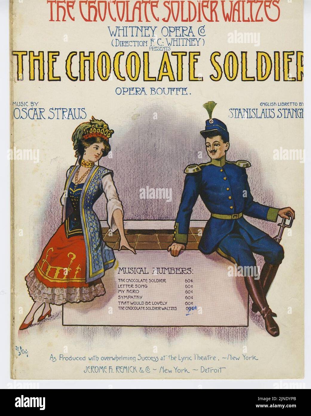 The Chocolate Soldier 1909 Stock Photo - Alamy