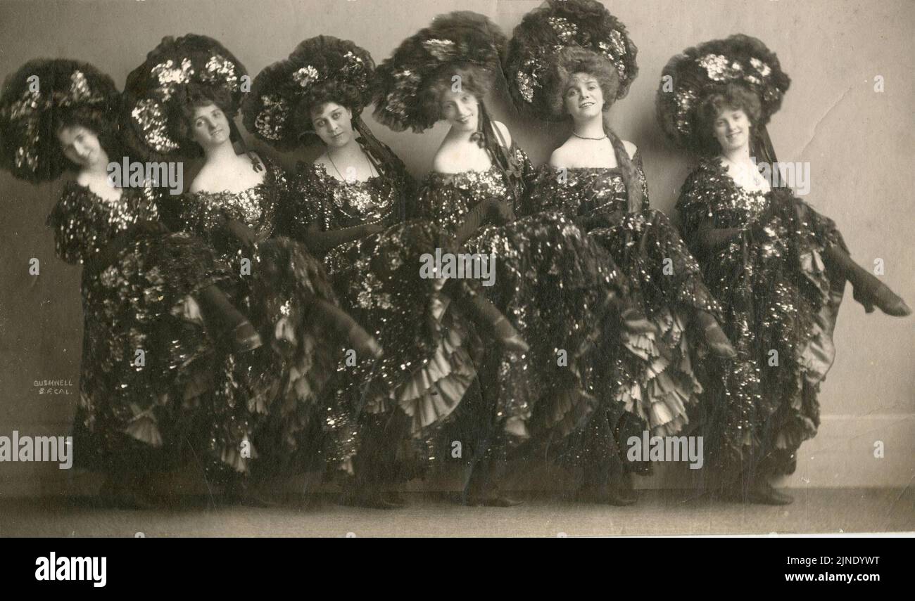 The chorus from ''The Silver Slipper'' Stock Photo - Alamy