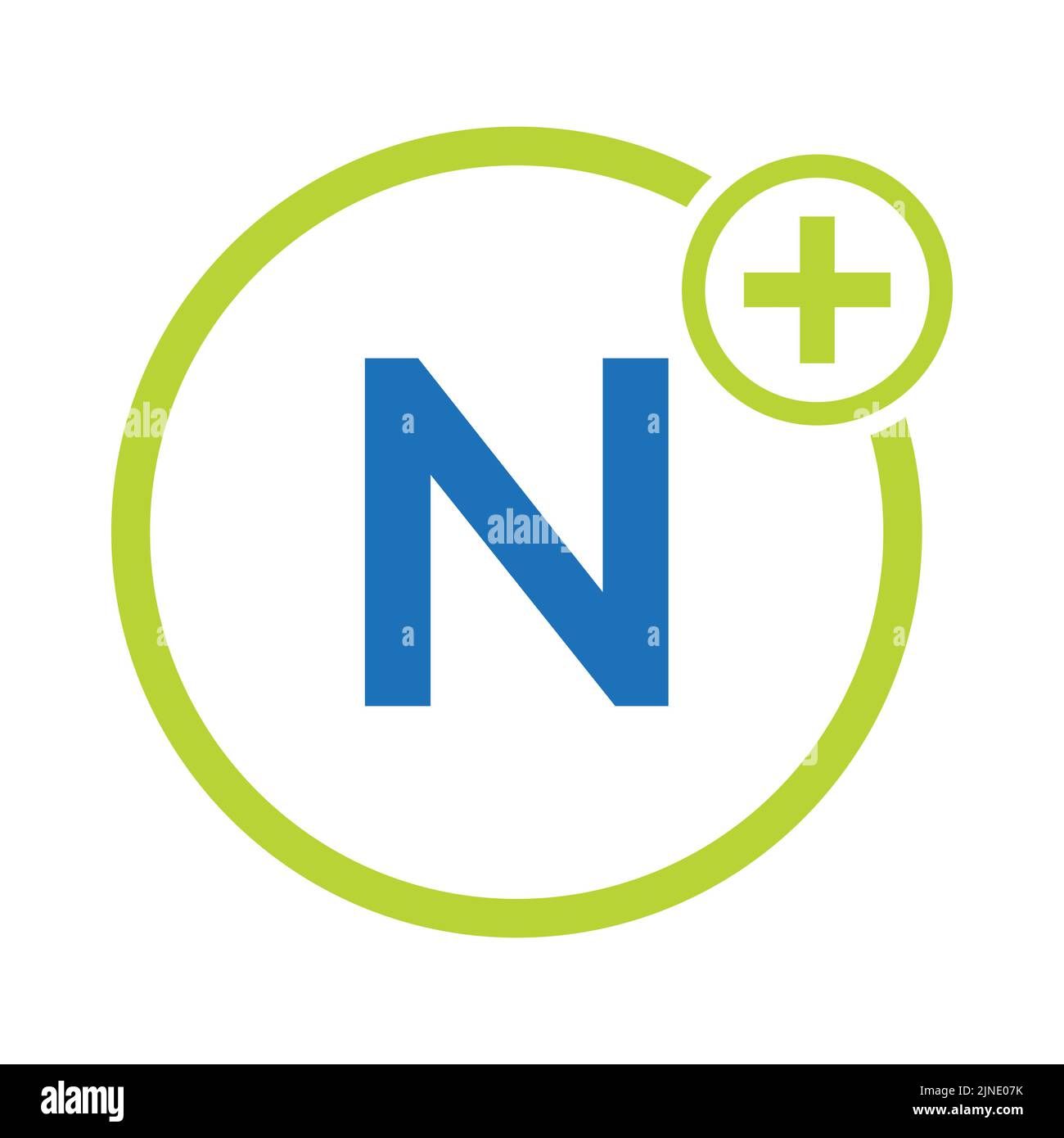 Healthcare Symbol Doctor and Medical Logo on Letter N Template. Doctors ...