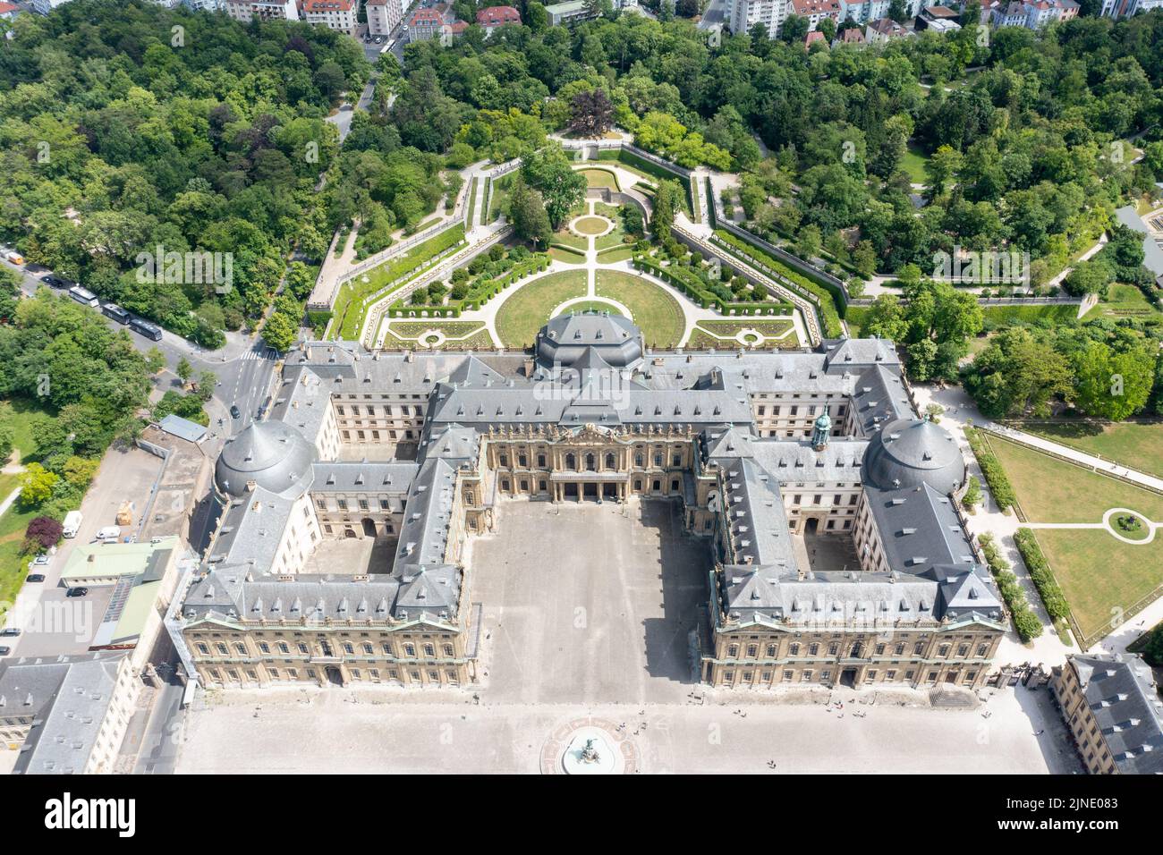 Aerial germany wurzburg hi-res stock photography and images - Alamy