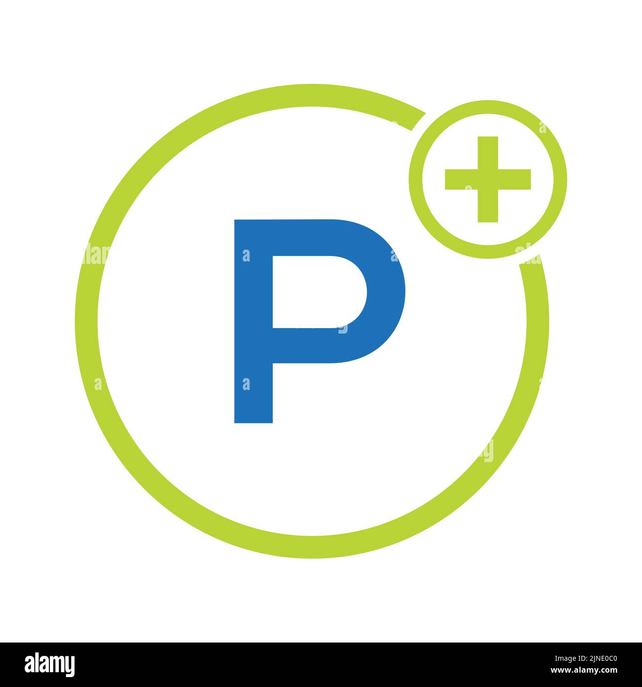 Healthcare Symbol Doctor and Medical Logo on Letter P Template. Doctors ...