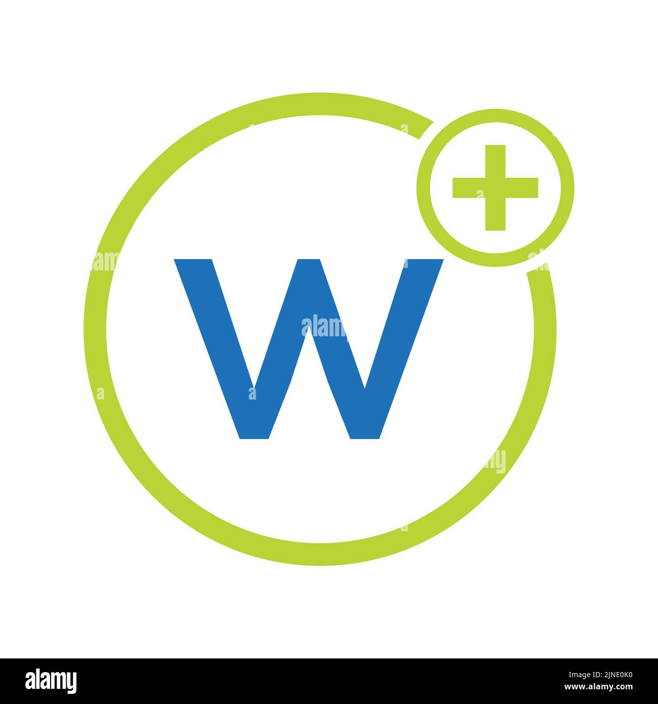 Healthcare Symbol Doctor and Medical Logo on Letter W Template. Doctors ...