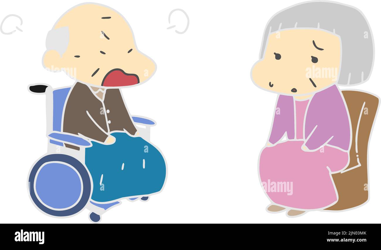 Nursing care: old man couple fight Stock Vector Image & Art - Alamy Nursing care: old man couple fight Stock Vector Image & Art - Alamy
