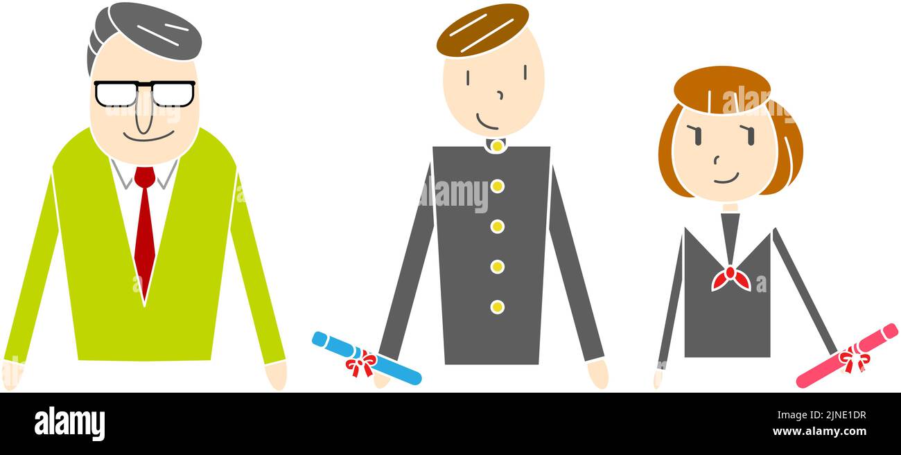 Spring student Stock Vector Images - Alamy